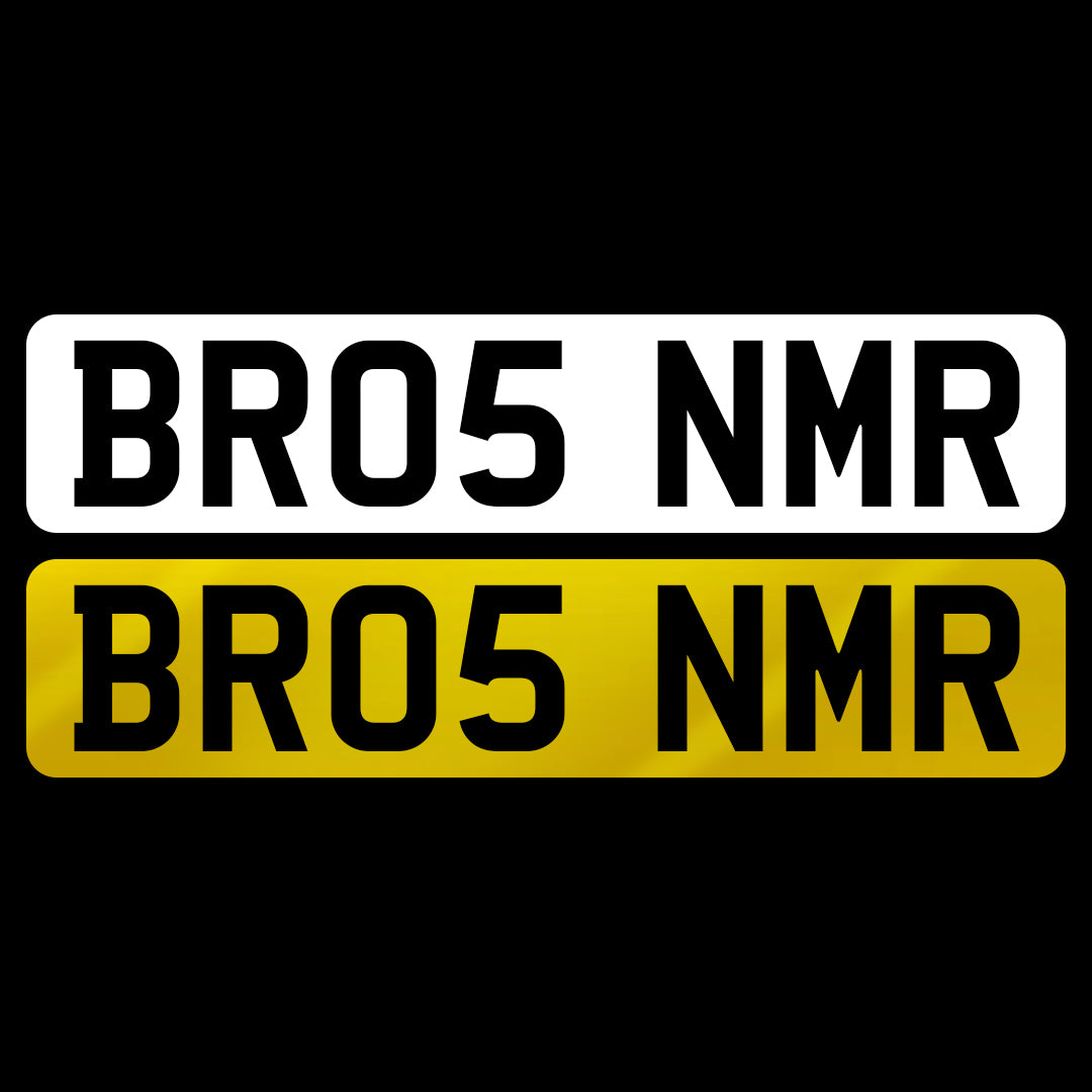 Number Plate for Sale - BR05 NMR – REG KING